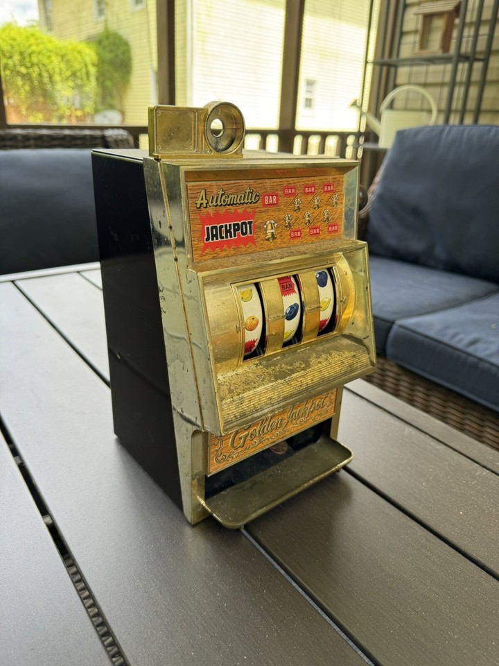 Vintage Waco Golden Jackpot Slot Machine Model No. 6764 | eBay