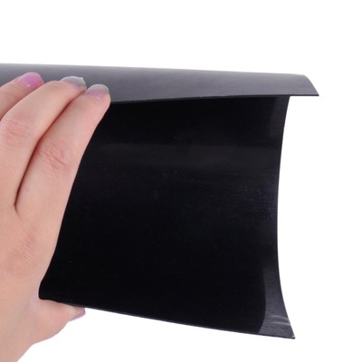 1pc Black 1mm x 200mm x 300mm Thickness 1mm ABS Plastic Flat Sheet ...