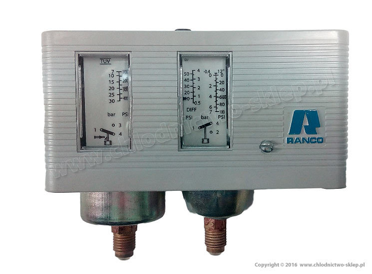 Pressure switch double Ranco 017H-4759 -0.3 to 7 bar/7 Druckschalter ...