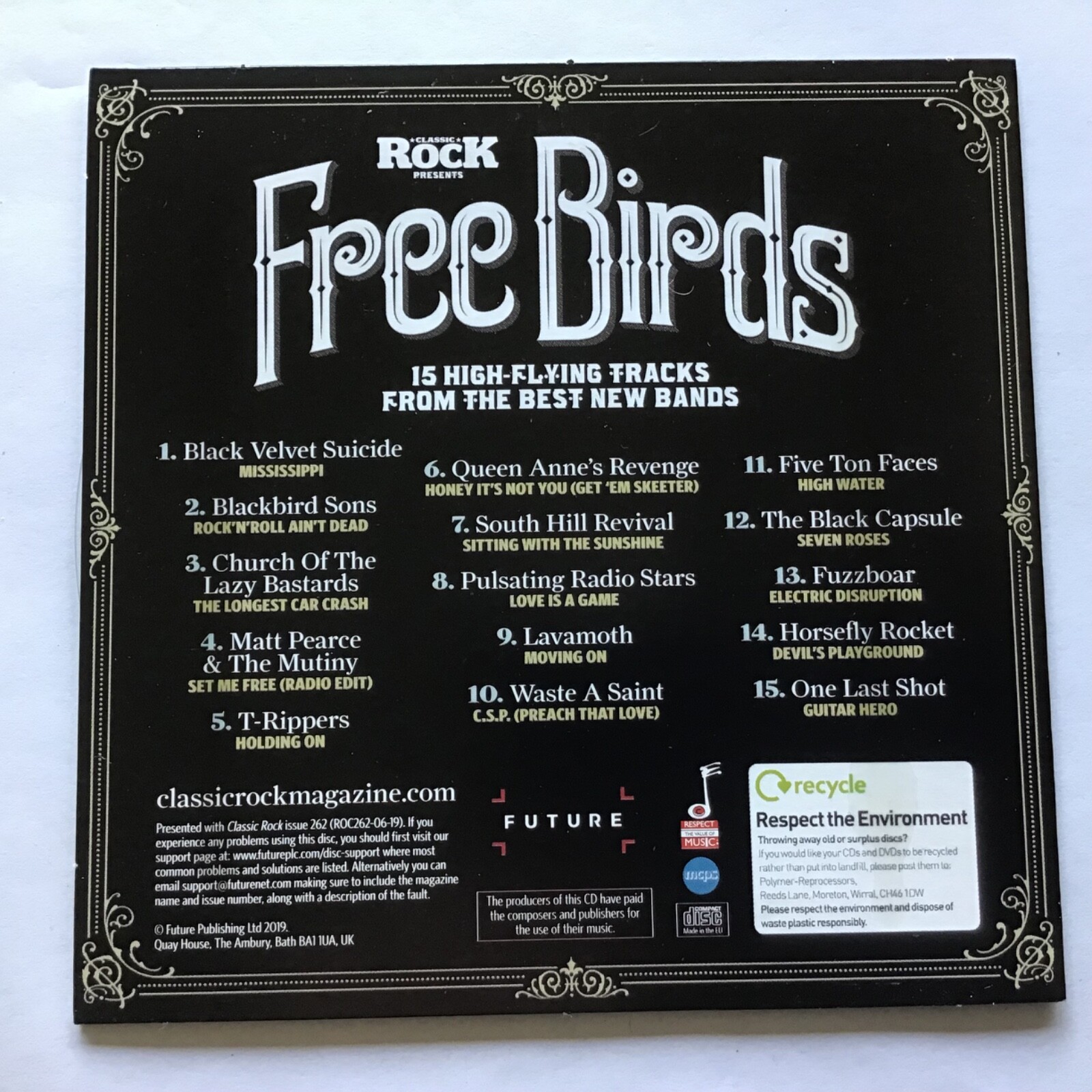 Classic Rock Free Birds 15 High-Flying Tracks From Best New Bands CD | eBay