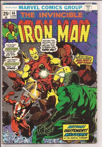 Iron Man #68 VG 4.0 Off-White Pages (1968 1st Series) | eBay