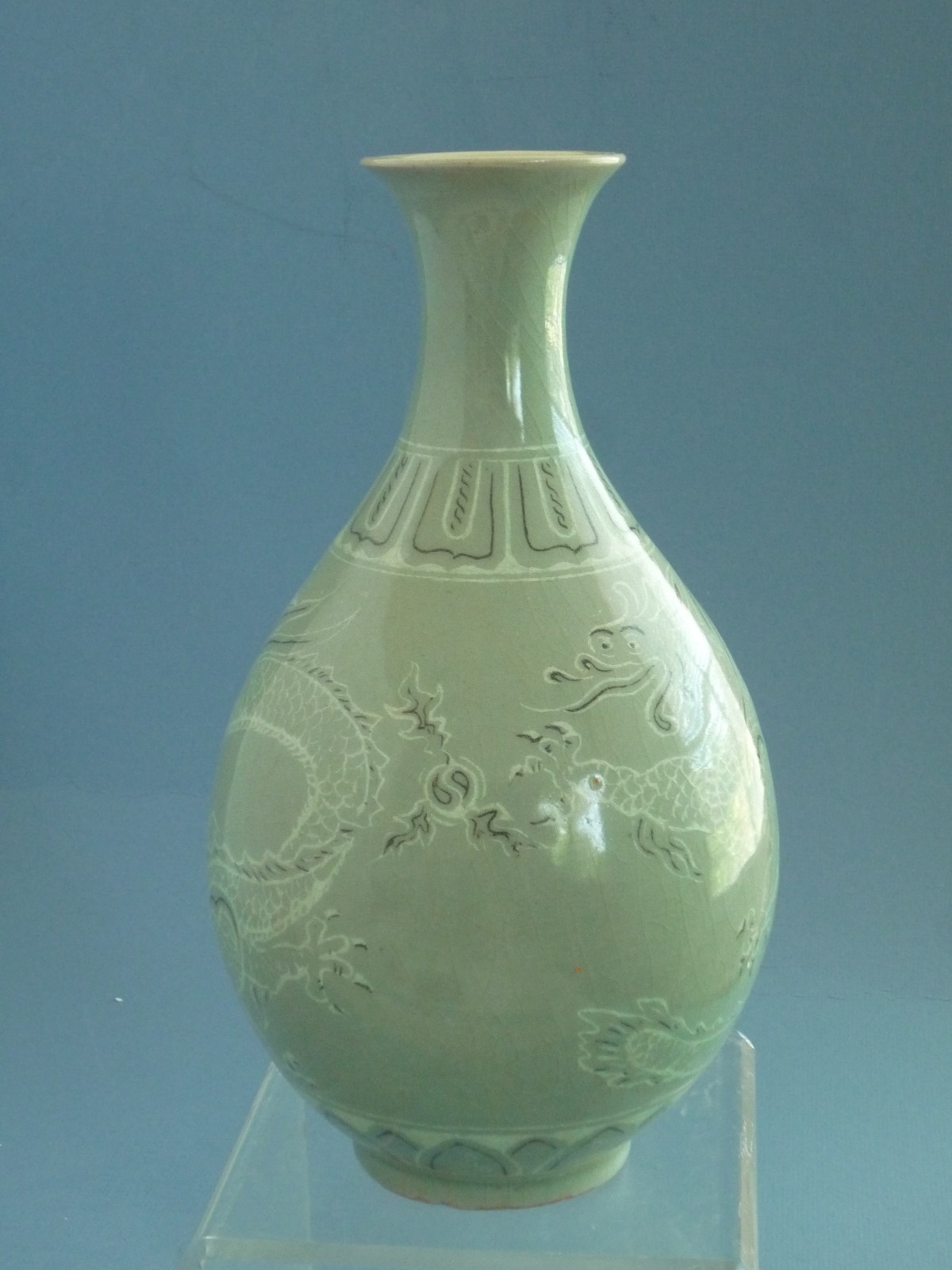Korean Koryo Dynasty 13th to14th century Dragon Pattern vase | eBay