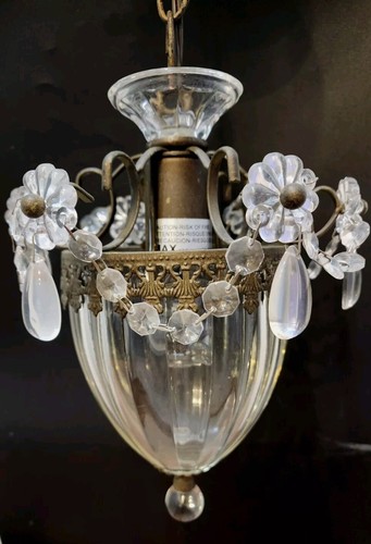 Vtg Schonbek Bagatelle Collection Hanging Pendant Lamp Chandelier ...