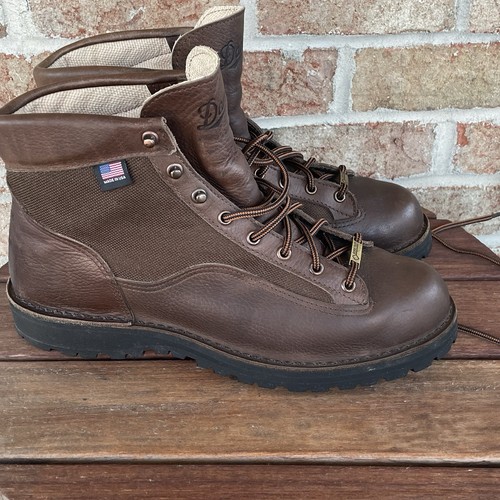 Danner Light LT II 6in Mens Dark Brown Leather Goretex 12 EE EUC-NO ...