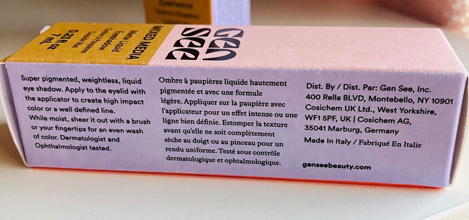 Gen see mixed media matte liquid eyeshadow rose water- 2 count | eBay