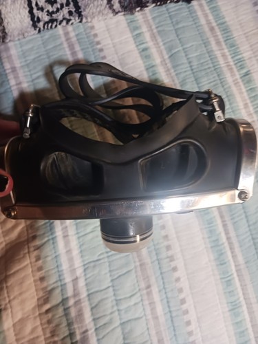 Vintage 1960's ScubaPro Wrap Around 3 Glass Panel Scuba Diving Mask ...