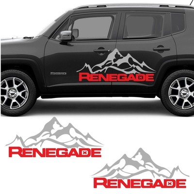 Renegade Side Stickers Mountains Jeep Renegade | eBay UK