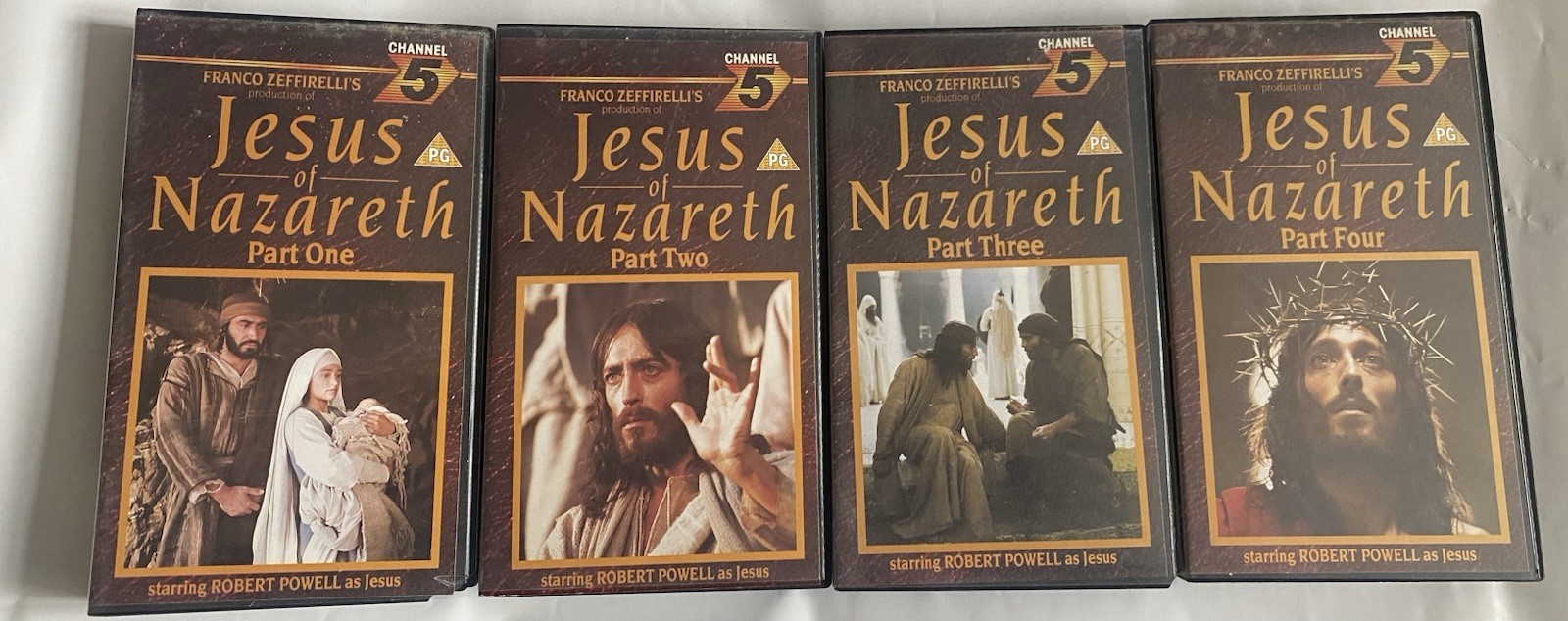 Jesus of Nazareth VHS Collection Parts 1 to 4 | eBay UK