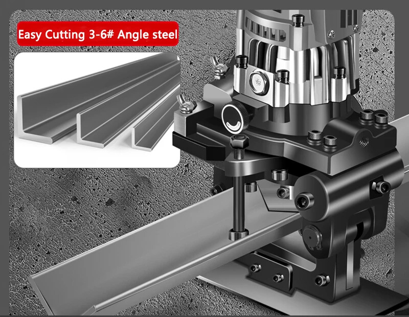 High-end Four-cylinder Electro-hydraulic Angle Steel Cutting Machine 30 ...