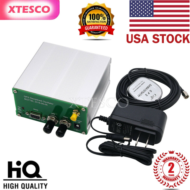 GPS Receiver GPSDO 10MHz 1PPS GPS Disciplined Clock w/Antenna Power ...