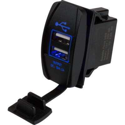Sea-Dog Dual USB Rocker Switch Style Power Socket [426520-1] | eBay