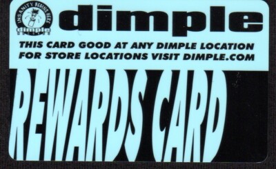Vintage DIMPLE RECORDS Rewards Card Sacramento California Sactown Tower ...