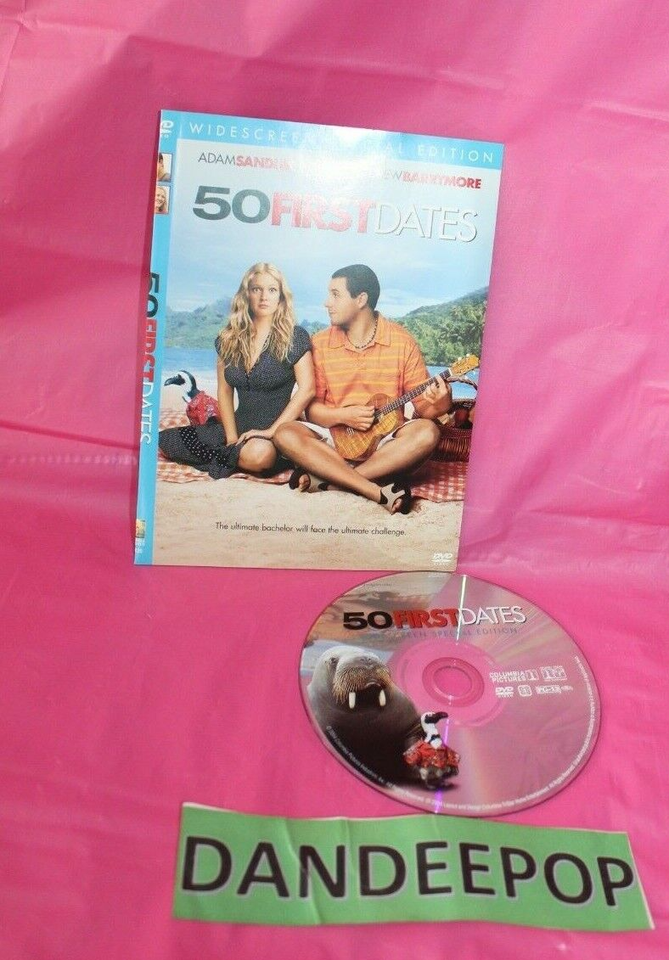 50 First Dates (DVD, 2004, Special Edition - Widescreen) Movie ...
