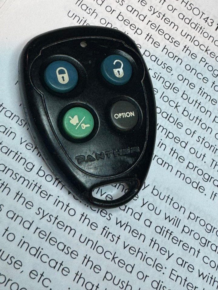 Prestige Audiovox 91P (FCC ID H50T43 Keyless Entry/Alarm/Remote Car ...