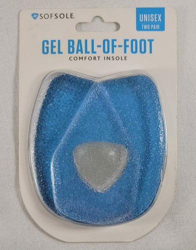 SofSole Unisex 2pk Gel Ball of Foot Comfort Insole New | eBay