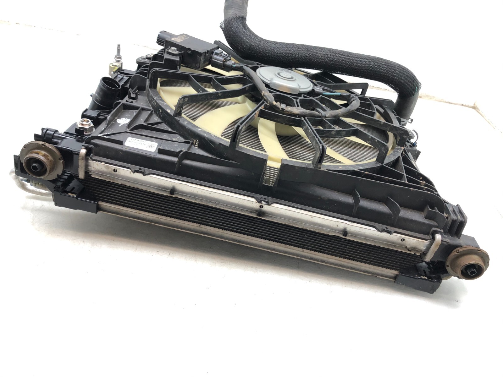 2014-2015 CADILLAC CTS COOLANT RADIATOR W/FAN MOTOR & AC CONDENSER ...