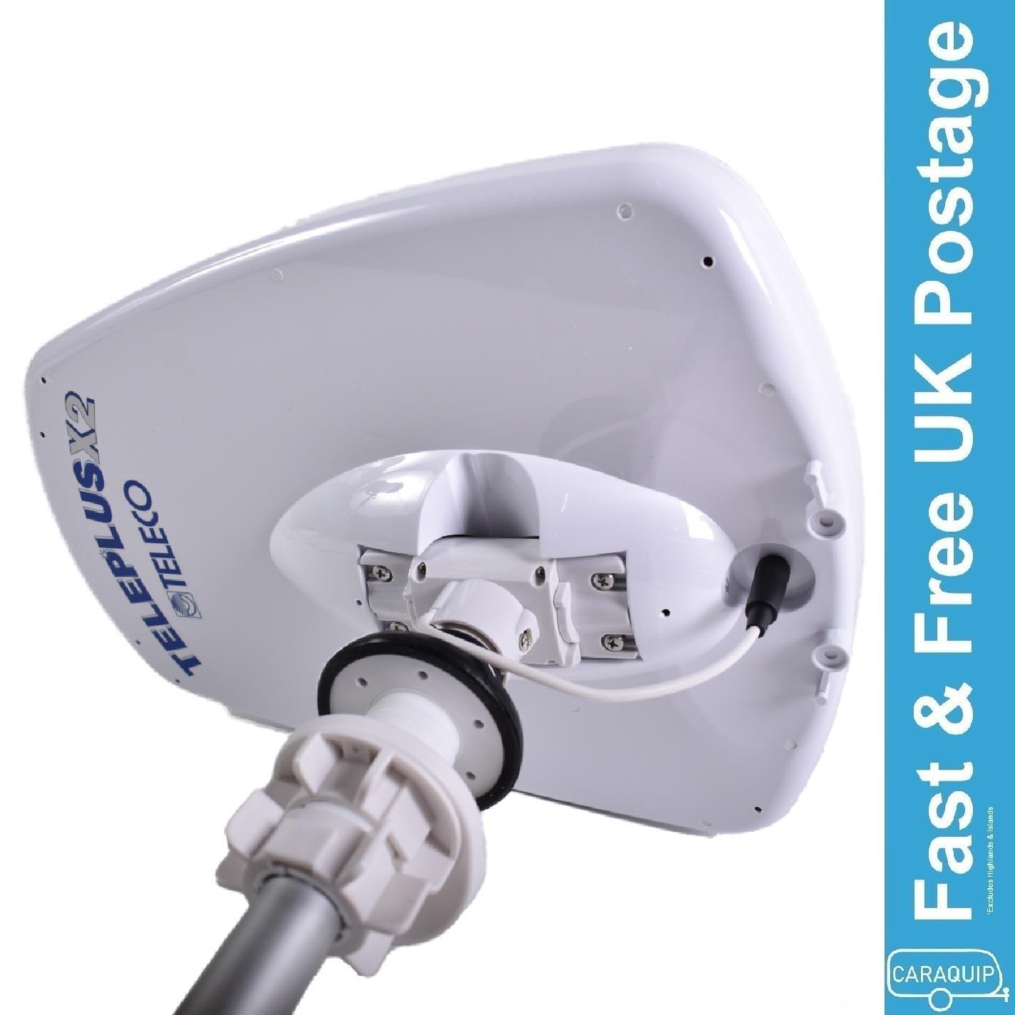 Teleco TV Antenna Teleplus X2/39U c/w Pole and Amplifier Caravan Motorhome Boat | eBay