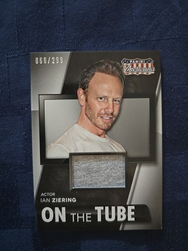 IAN ZIERING 2015 PANINI AMERICANA CELEBRITY WORN MATERIAL ACTOR #66/299 ...