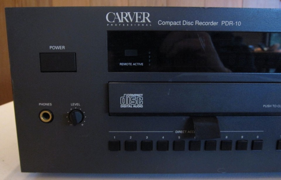 Vintage Carver PDR-10 Professional CD Player & Recorder | eBay