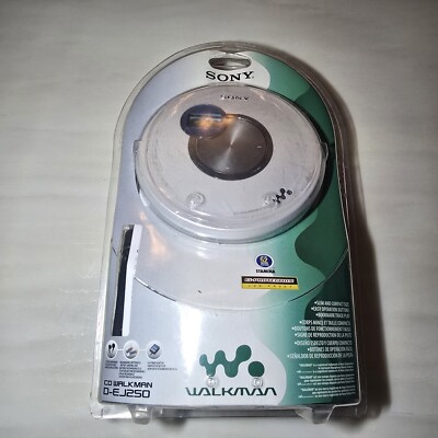 Sony CD Walkman - Personal CD Player - Silver (D-EJ250/SCC) unopened ...