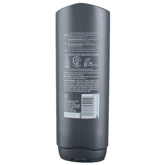 6 Pack DOVE MEN + CARE Elements Body Wash Mineral+Sage Effectively ...