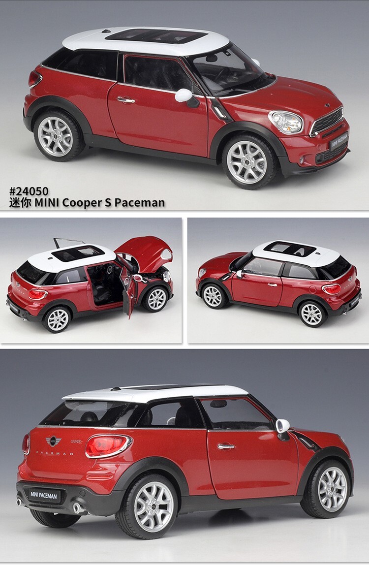 WELLY 1:24 MINI Cooper S Paceman Alloy Diecast Vehicle Car MODEL TOY ...
