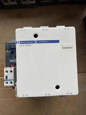 1- Schneider Electric LC1 F265 LC1F265 Contactor 285A 600VAC 24v coil ...
