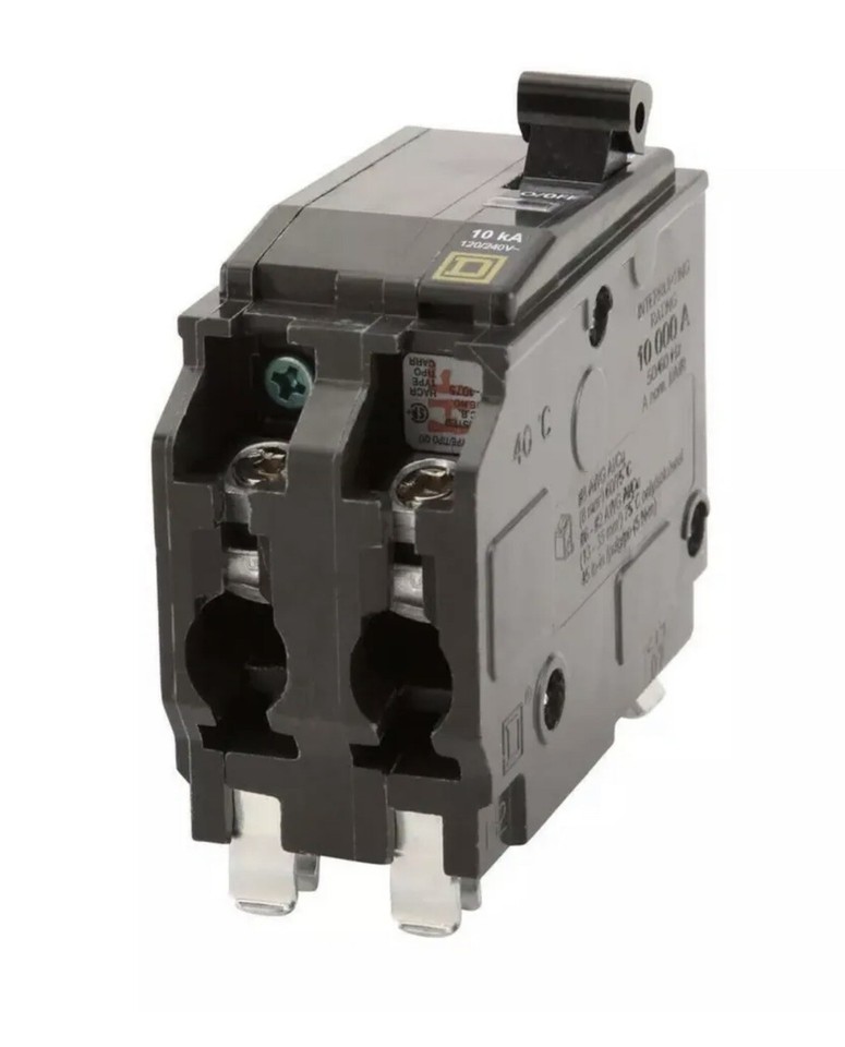 Square D QO250 2-Pole 50-Amp 120/240V Plug-In Circuit Breaker | eBay