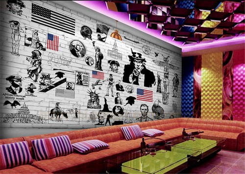 Cute Slack Actor 3D Full Wall Mural Photo Wallpaper Printing Home Kids ...