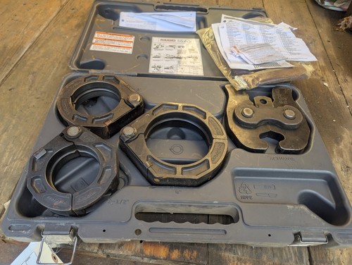 Ridgid Pro press Xl- C Crimp Kit 2 1/2",3",4" And Actuator For Copper ...