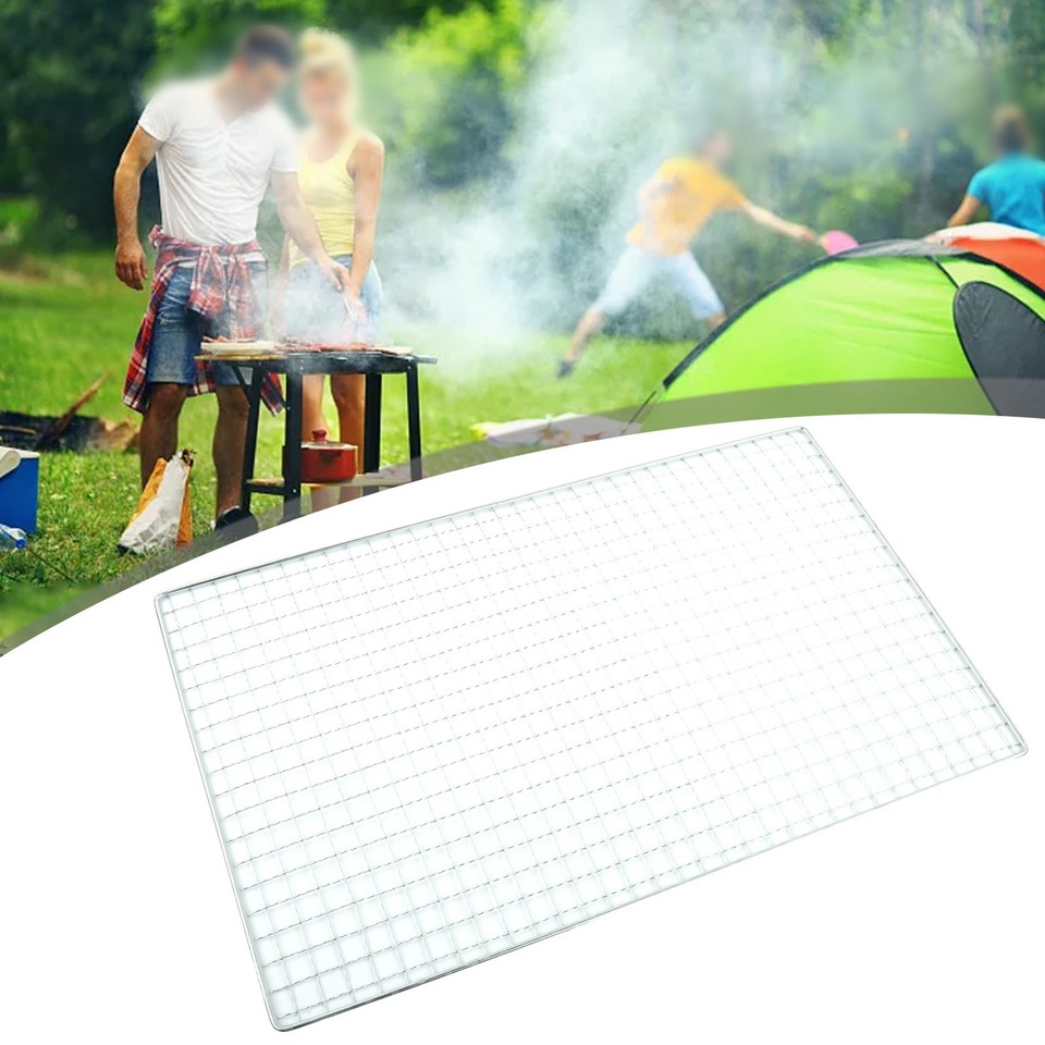 Grate Mesh Net BBQ Mesh Picnics Stainless Steel Field Trips Grate Mesh ...