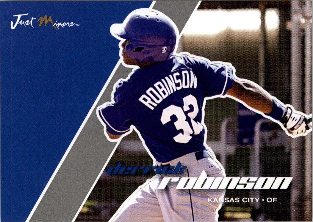 2008 Just Minors Just Autographs - Derrick Robinson #60 Silver Edition ...