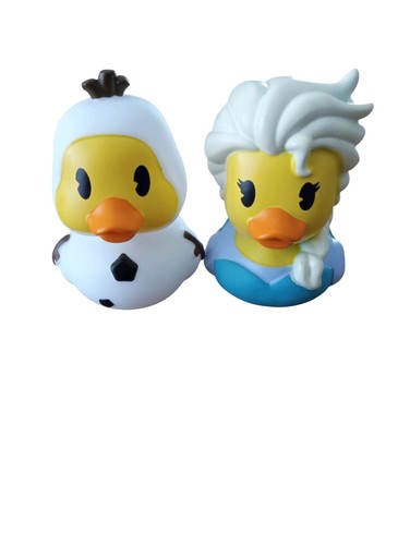 FREE SHIPPING Disney's Olaf And Elsa Rubber Duck SET | eBay