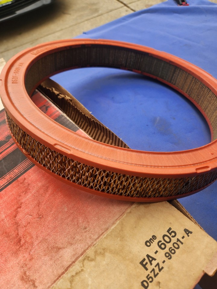 1964-1968 Ford Mustang Cougar NOS 289 302 AIR CLEANER FILTER Galaxie ...