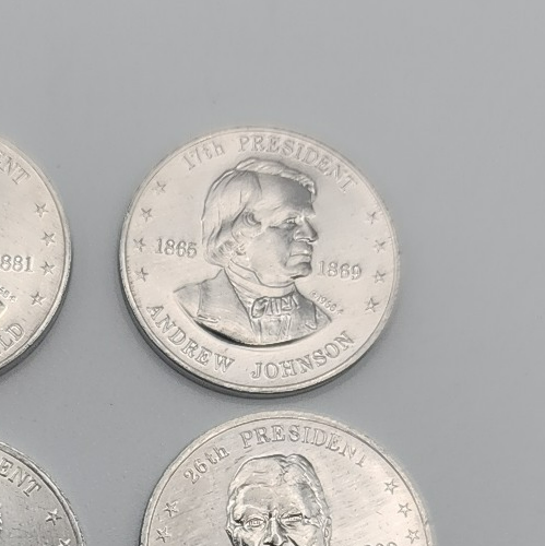 Vintage Shell’s Mr. President Coin Game Tokens Lot of 5 Franklin Mint ...