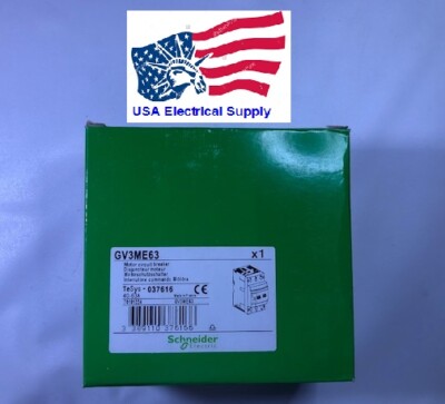 GV3ME63 Schneider Telemecanique Motor Circuit Breaker 40-63Amp | eBay