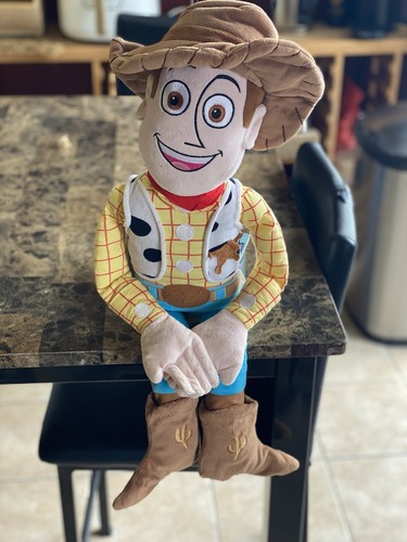Disney Pixar TOY STORY Woody 24" Plush Stuffed Cowboy Large Soft Doll ...