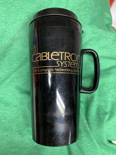 Cabletron travel coffee mug Royal Crest made in USA | eBay