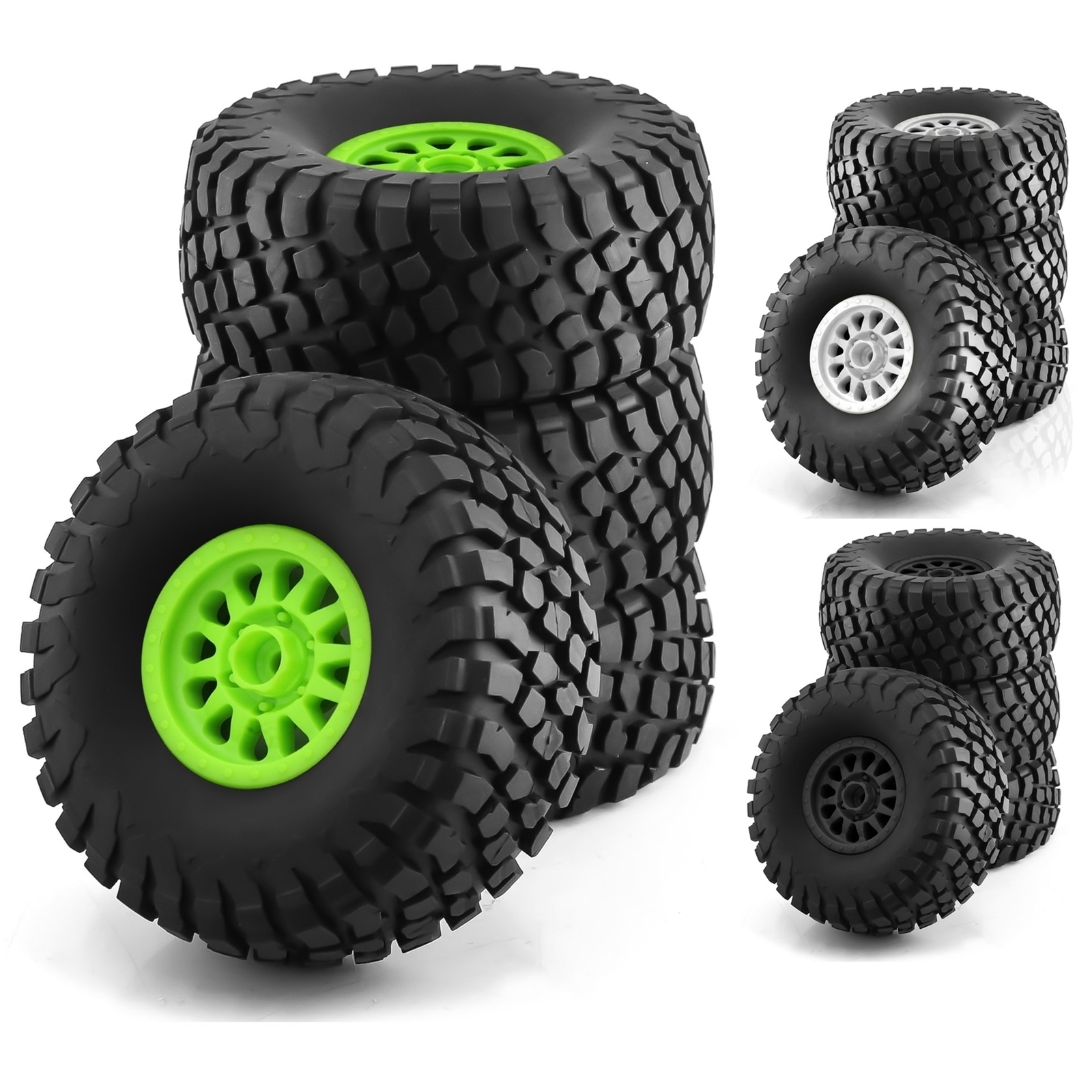 138Mm 1/7 Desert Short Course Truck Tire 17Mm Wheel Hex For TRAXXAS UDR ...