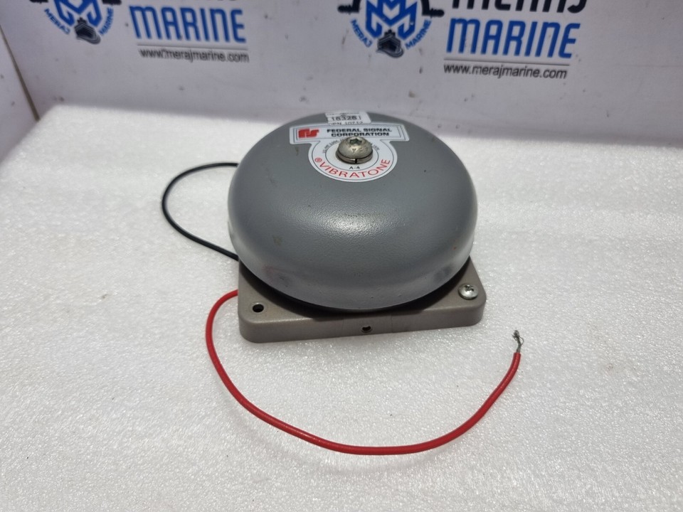 Federal Signal Corporation Model 600 Vibrating Bell Volts 12 AMPS 0.8 ...
