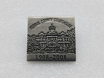 Fergus County Courthouse 100 Year Anniversary Pin | eBay