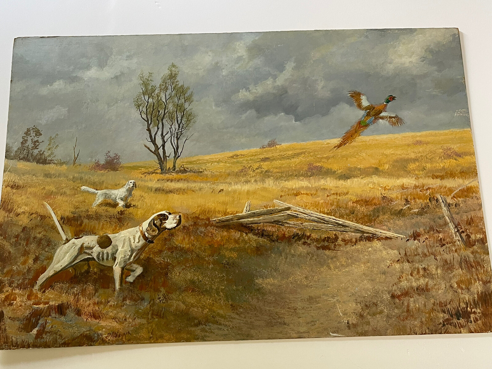 Hunting Dog Painting