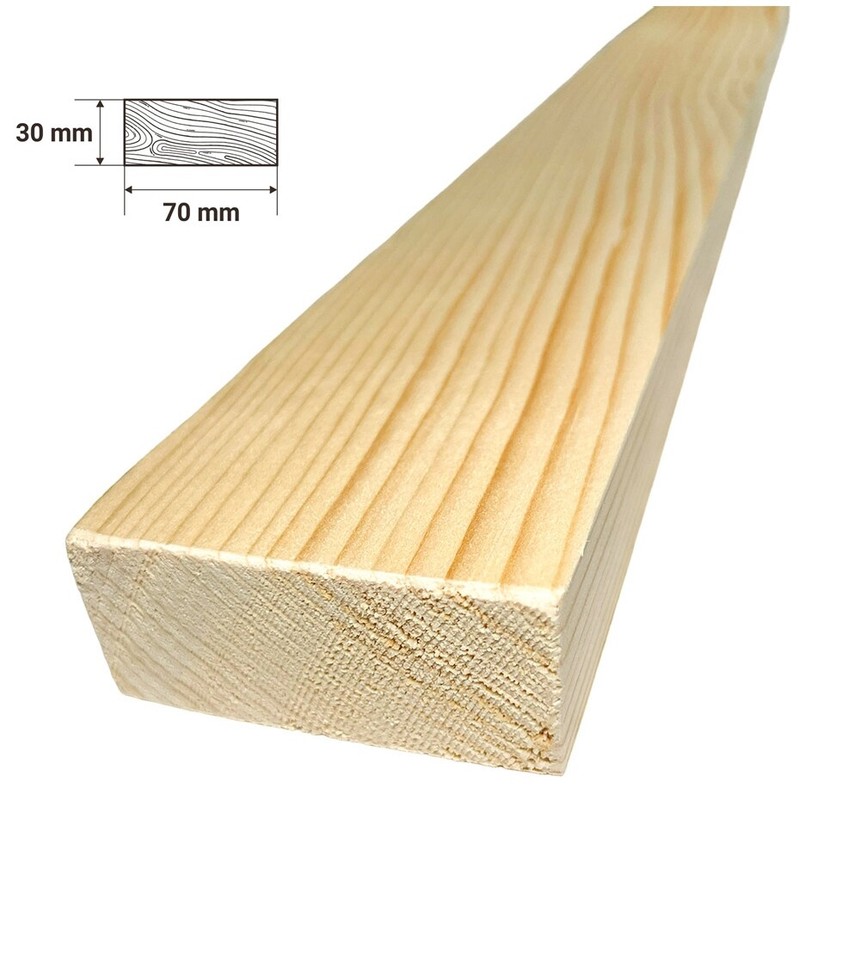 Pine Wood Trim 1m PSE Moulding Battens Decorative Timber Strip Treated ...