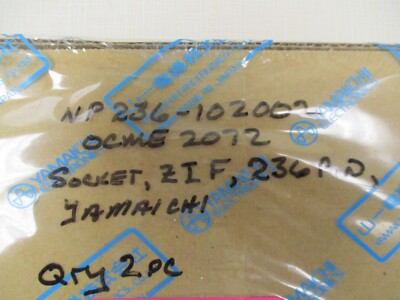 Yamaichi Electronics NP236-102002, OCME2072, ZIF, 236-Pin, IC Socket ...