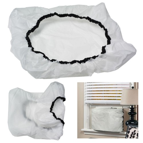 1 Elastic Indoor Window Air Conditioner Unit Cover Plastic Vinyl 3mil ...