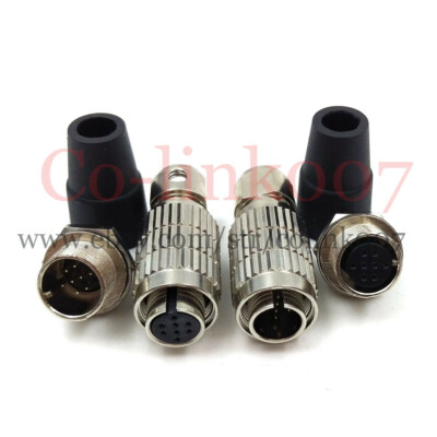 Hirose 8pin Aviation Connector, HR25-7TP-8P HR25-7TR-8S for GIGE CCD ...