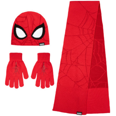 SPIDERMAN Beanie, Scarf & Gloves Set | eBay Australia