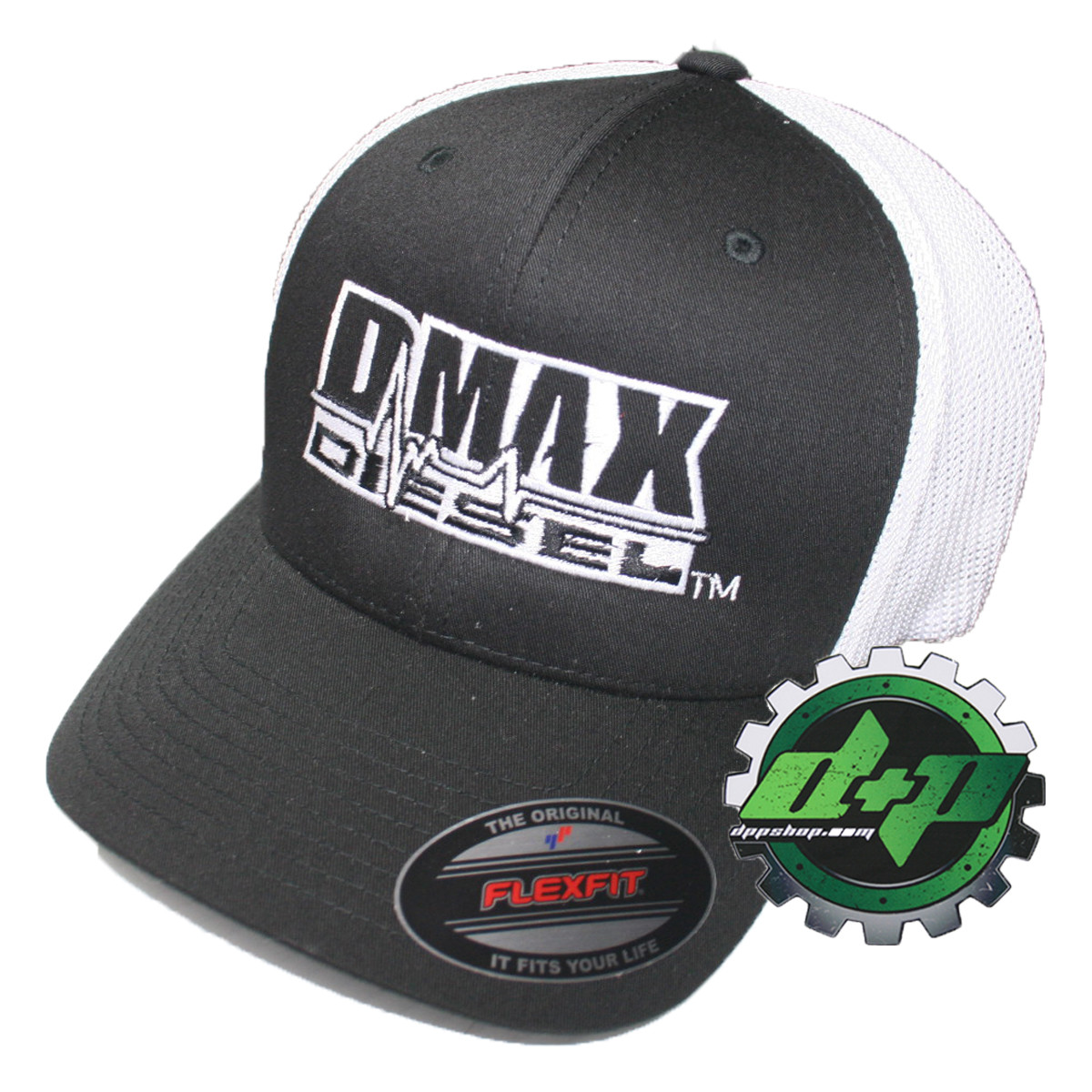 DMAX™ Diesel Flexfit fitted flex fit trucker ball cap hat Chevy Duramax ...