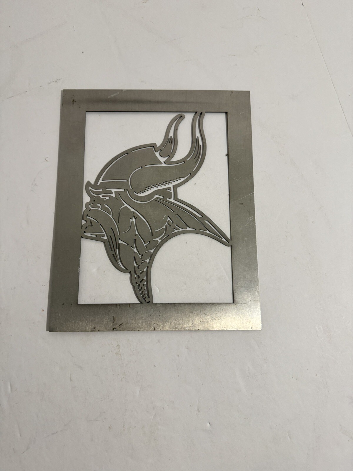 Minnesota Vikings picture Silver Team Logo Etching in 10x8 | eBay