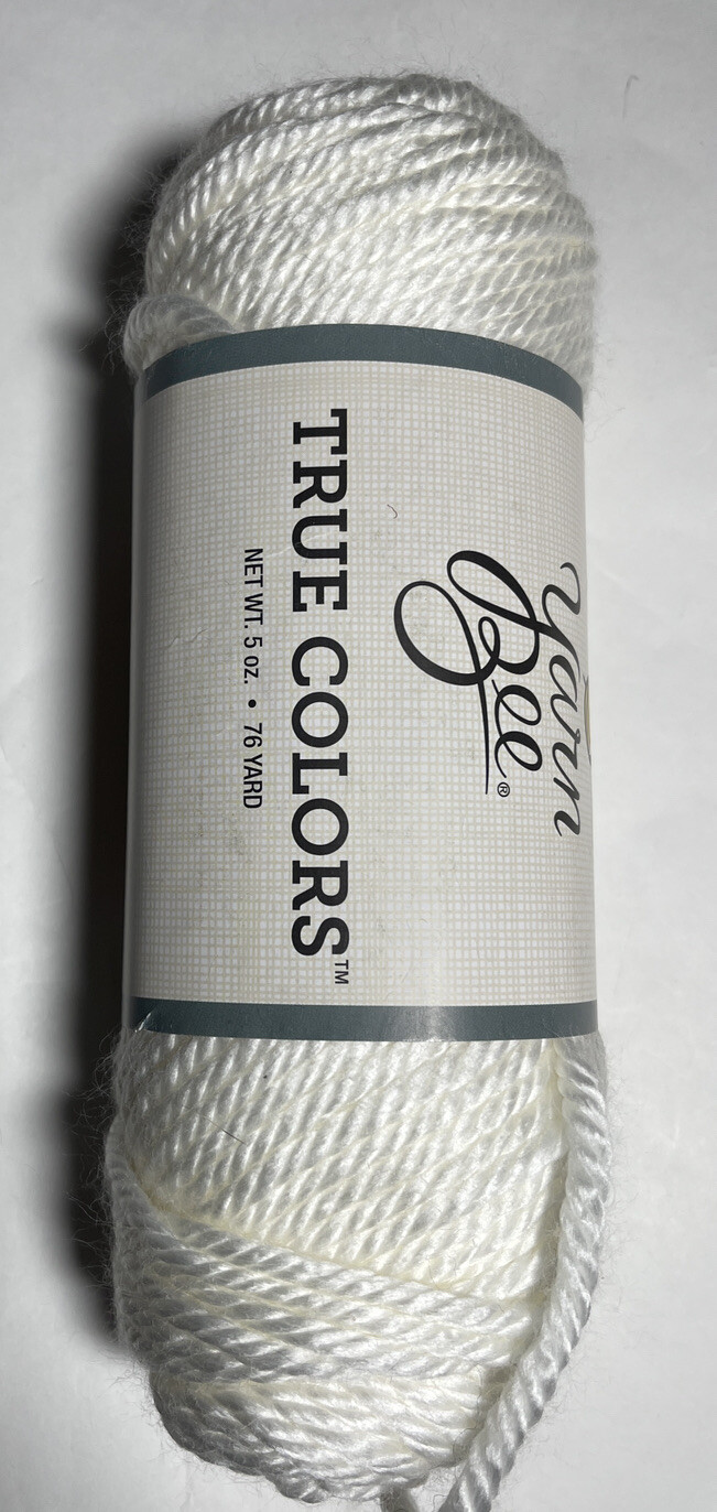 YARN BEE TRue COLORS 1 Ball WHITE I Combine Shipping. See Details. | eBay